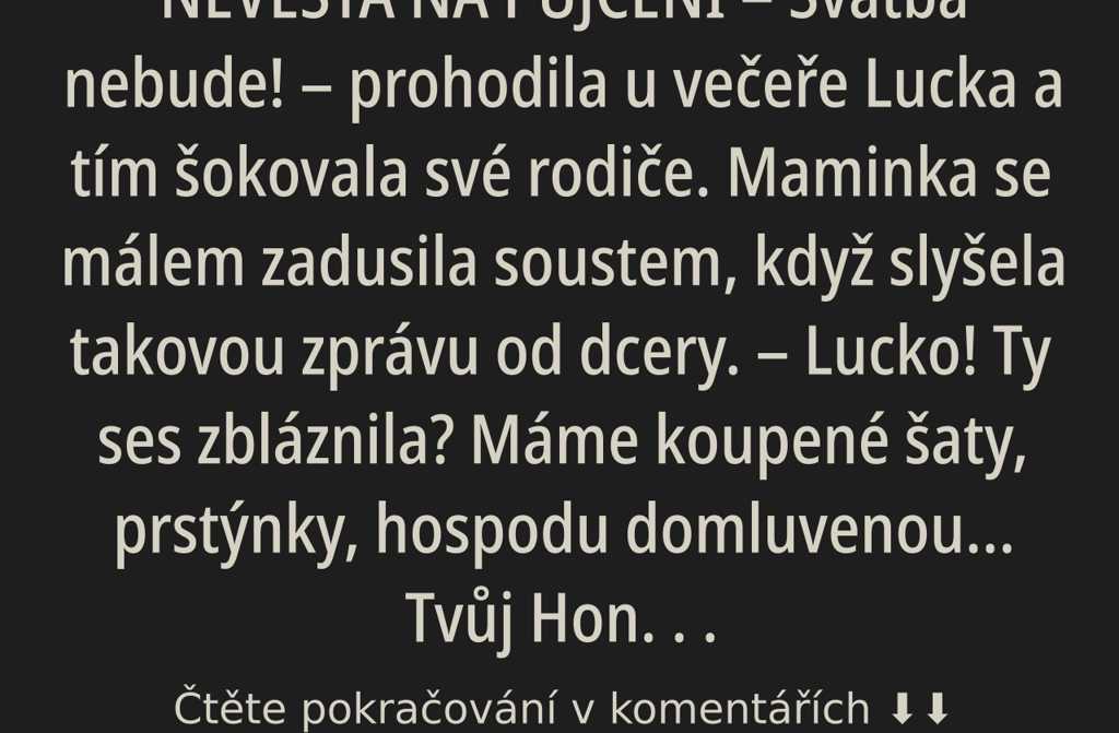 Nevěsta na objednávku – Svatba nebude! – oznámila Polina rodičům při ...